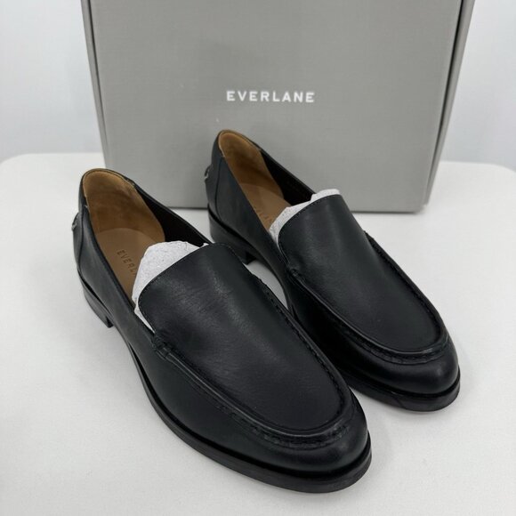 Everlane | Shoes | Everlane The Modern Loafer In Black Leather Sz 8 ...